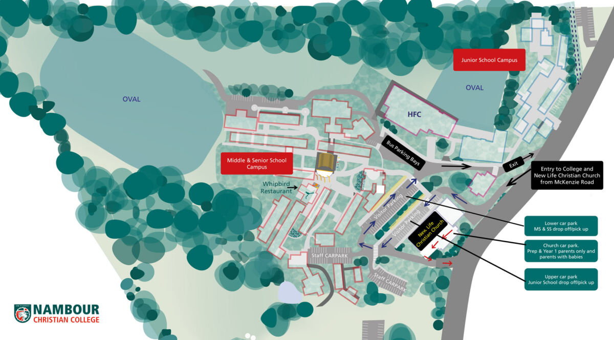Campus Map - NCC Onboarding